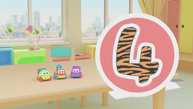 Би-би Знайки Учим цифры "Цифра 4" - серия 4