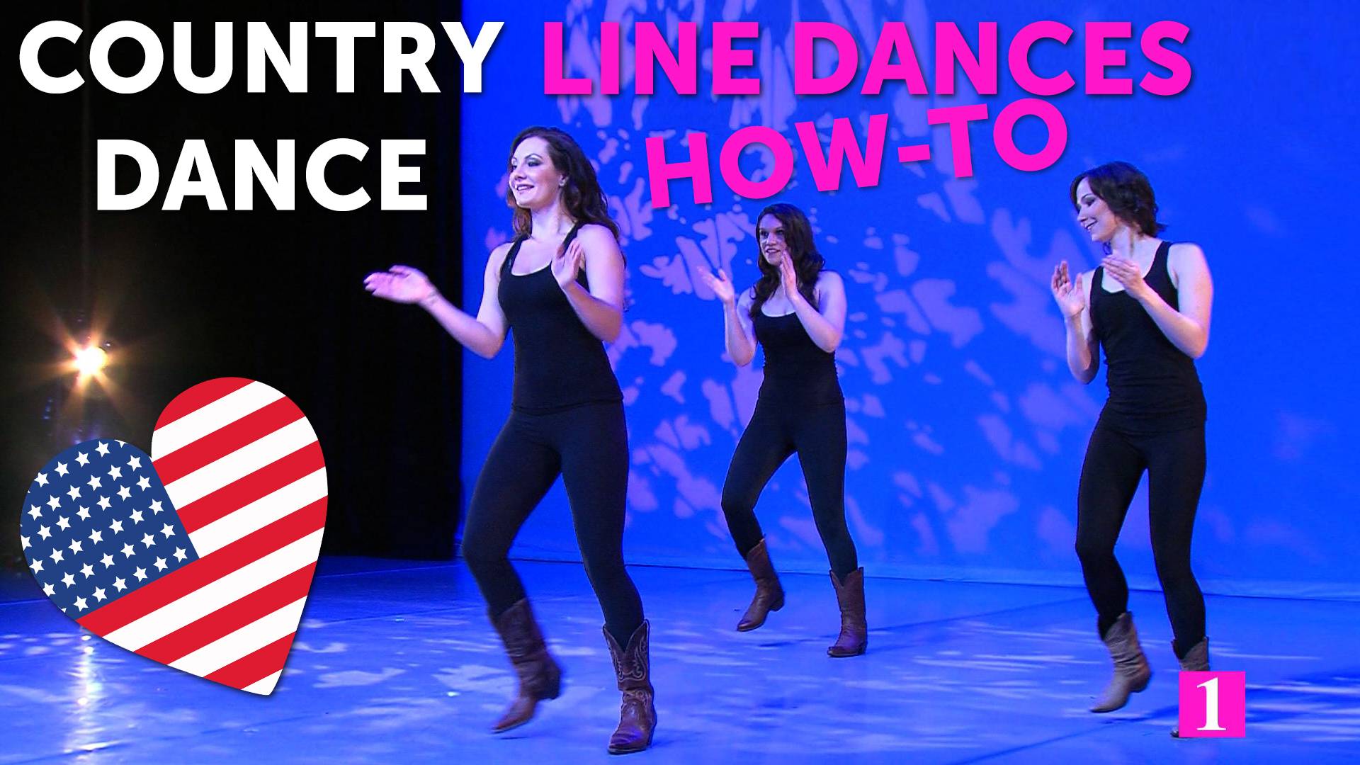 Из "The Country Dance Workout" - кантри данс, американский народный танец