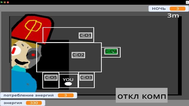 Five Nights at Misha's прохождение фнаф пародия ночь 3 AlexLeba