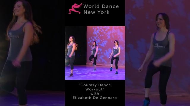 Country Dance Workout with Elizabeth De Gennaro #shorts -  Trailer
