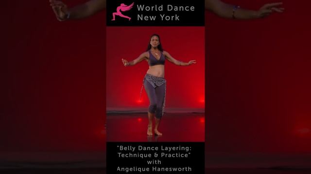 BELLY DANCE LAYERING with Angelique Hanesworth - belly dance how-to #shorts - trailer