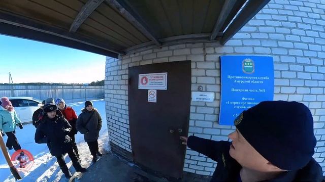 Экскурсия в ПЧ 41. Excursion to the fire station 41