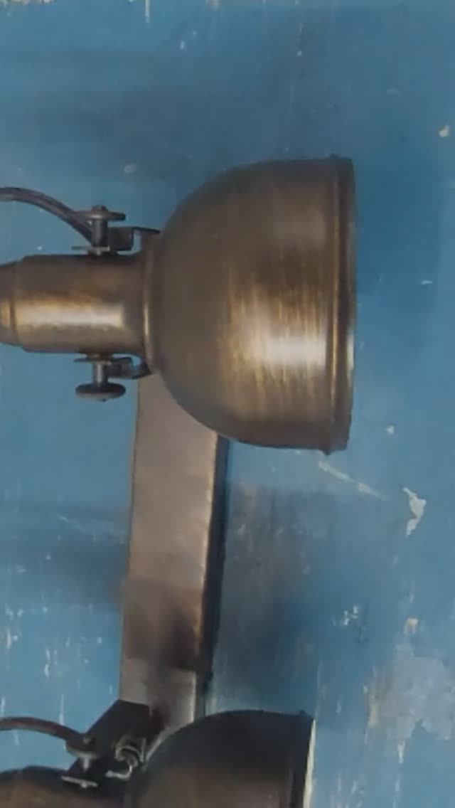 Двойной ретро спот с поворотным механизмом #light #vintage