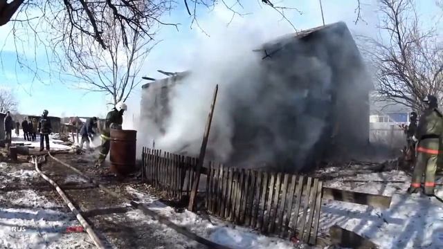 Пожар 04. Грибское 20.02.2019