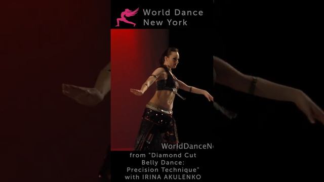 Irina Akulenko - Tribal Fusion belly dance improvisation from "DIAMOND CUT BELLYDANCE" - #shorts