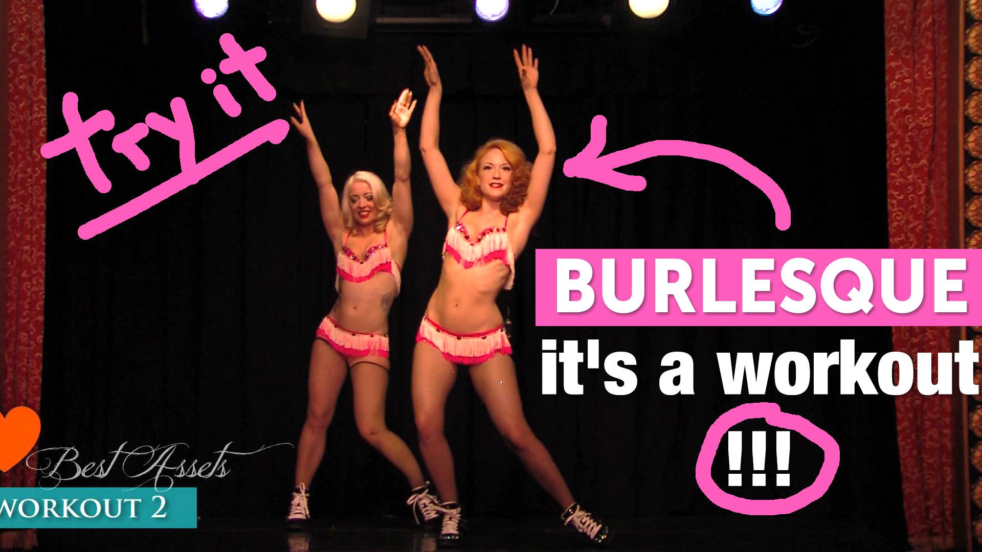 From "Best Assets - The Burlesque Booty Workout" -  INSTANT WORLDWIDE VIDEO at WorldDanceNewYork.com