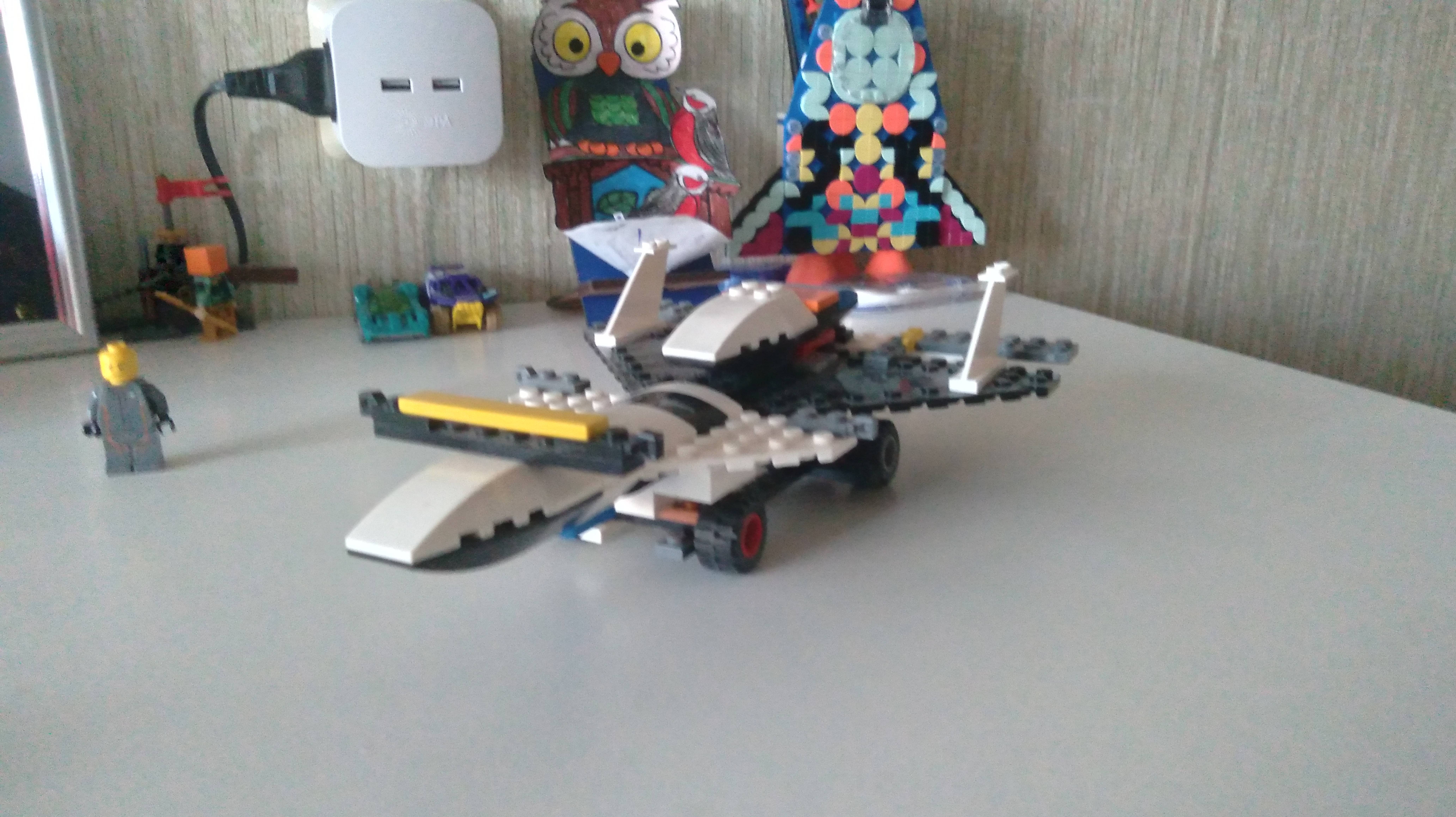Обзор моей Lego самоделки (Лего - самолёт)