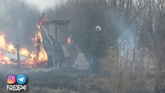 Пожар 17. О палах в Благовещенском районе