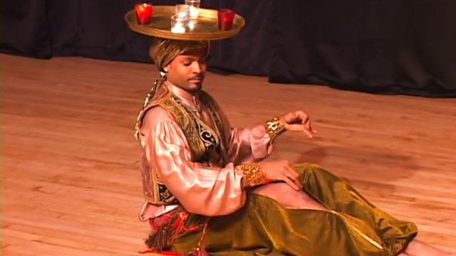 Tarik Sultan - Moroccan Tea Tray Dance - belly dance, New York 2002 World Dance New York Archive