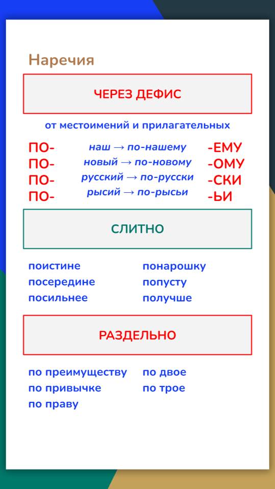 Учим правила на ходу. Выпуск #7