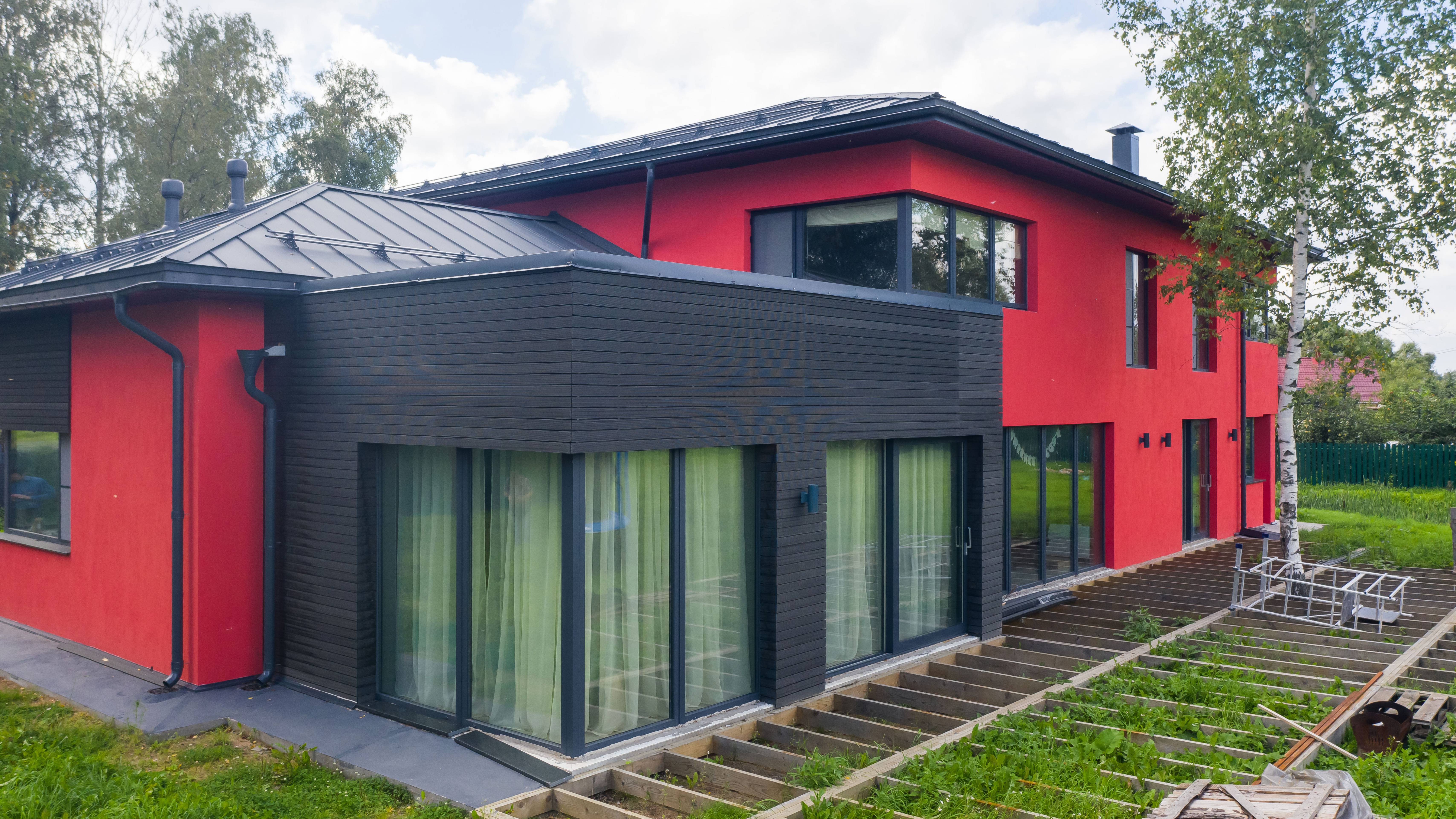 Остекление загородного дома в п. Тярлево