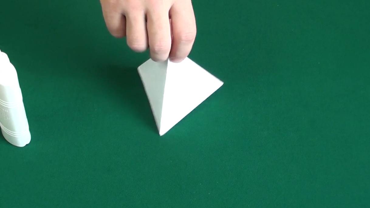 Как сделать пирамиду из листа А4