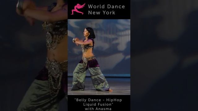 Dance performance by Anasma from "Bellydance - Hip-Hop: Liquid Fusion" - belly dance #shorts