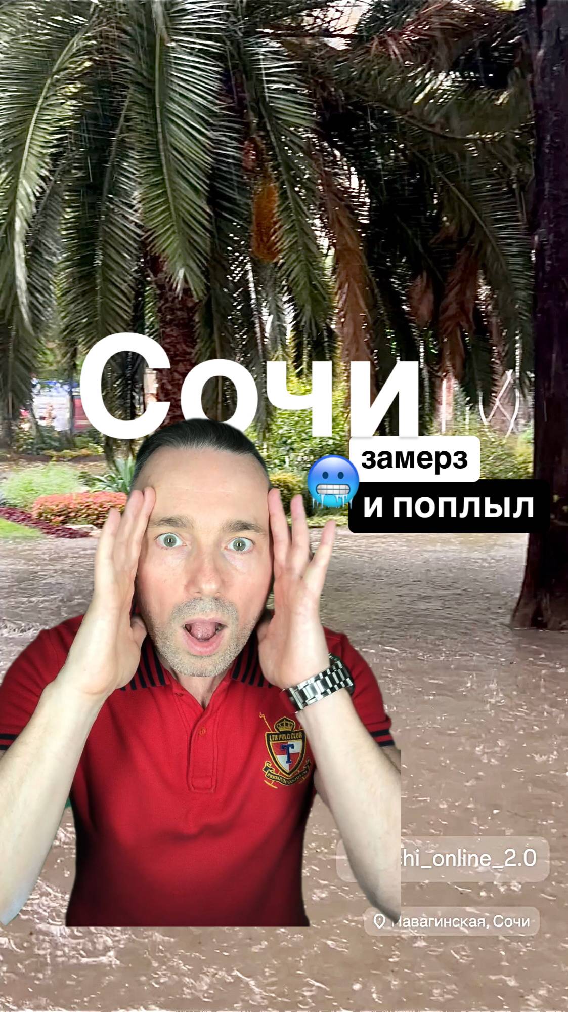 СОЧИ ⛈️⚡️ Замерз и поплыл #природа #осень