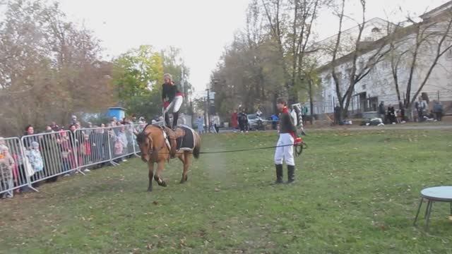 2024 Конное представление к 210-летию Лермонтова в Щёлково