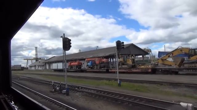 Отправление из Воркуты поезда №309 Воркута - Адлер.