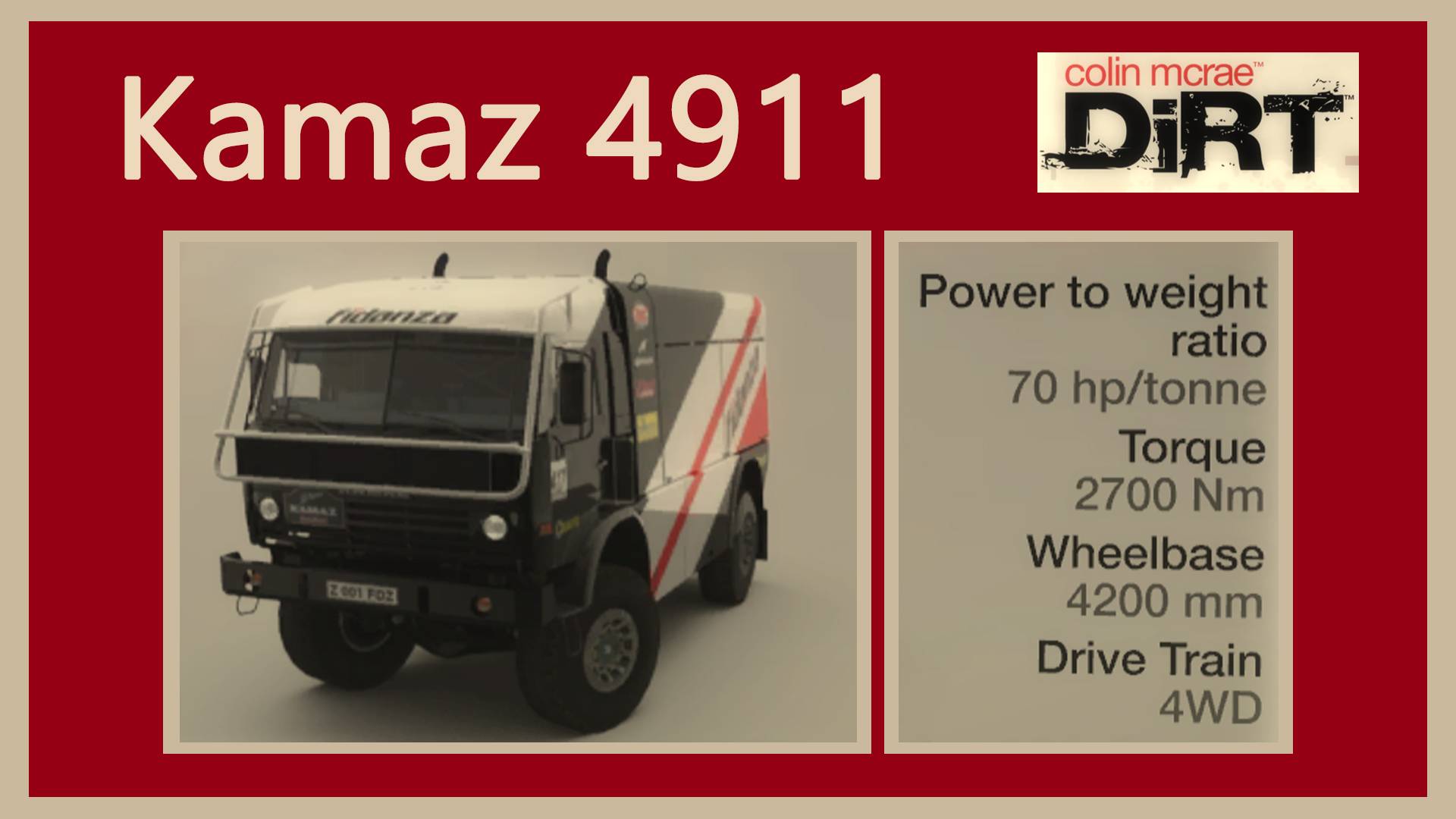 Kamaz 4911 | Colin McRae DiRT |