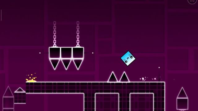 Time Machine в Geometry Dash испытание обратной гравитацией | Геометри Даш 2.2 Level 8 все монеты