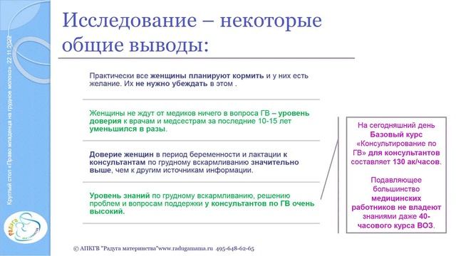 ПЕРВЫЙ НАЦИОНАЛЬНЫЙ ФОРУМ "ЗДОРОВЬЕ И БЕЗОПАСНОСТЬ ДЕТЕЙ". Выступление Натальи Кудряшовой.