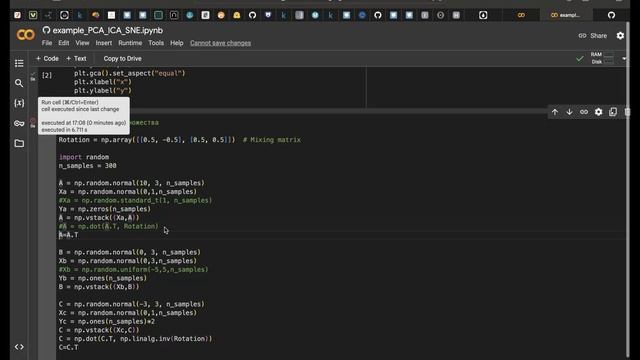 метод t-SNE для unsupervised learning