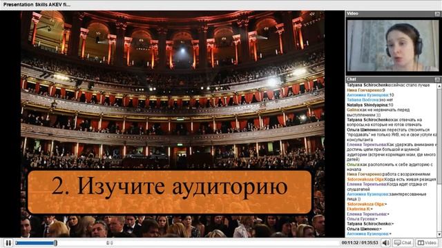 Навыки публичного выступления  АКЕВ  Татьяна Варзаева  фрагмент
