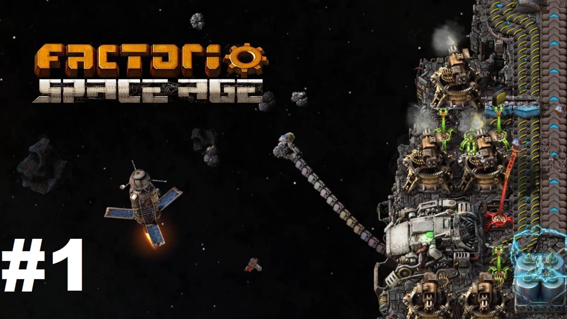 Factorio Space Age #01 - Начало, первые изменения! (Прохождение)