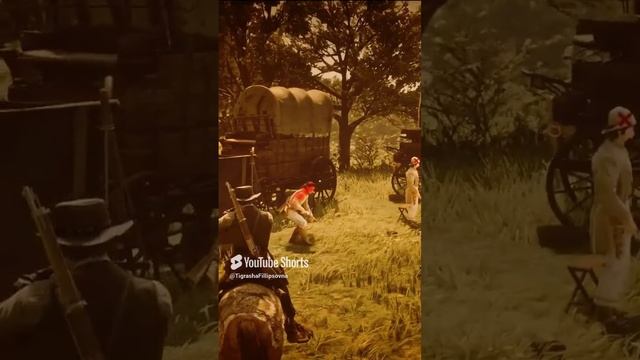 Red Dead Redemption 2, Джон сначала стреляет, а потом спрашивает что от него хотят