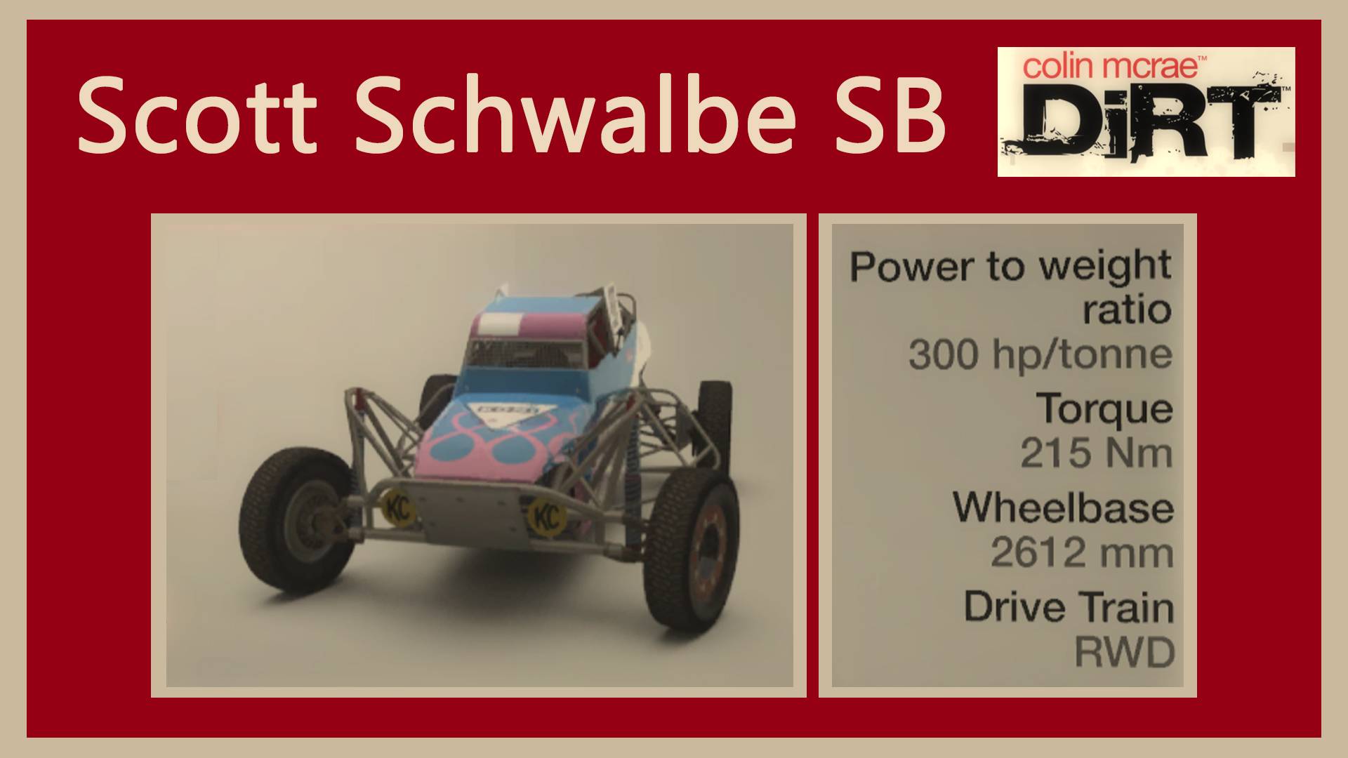 Scott Schwalbe Super Buggy | Colin McRae DiRT |