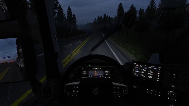 Геймплей Renault Trucks E-Tech T в Euro Truck Simulator 2
