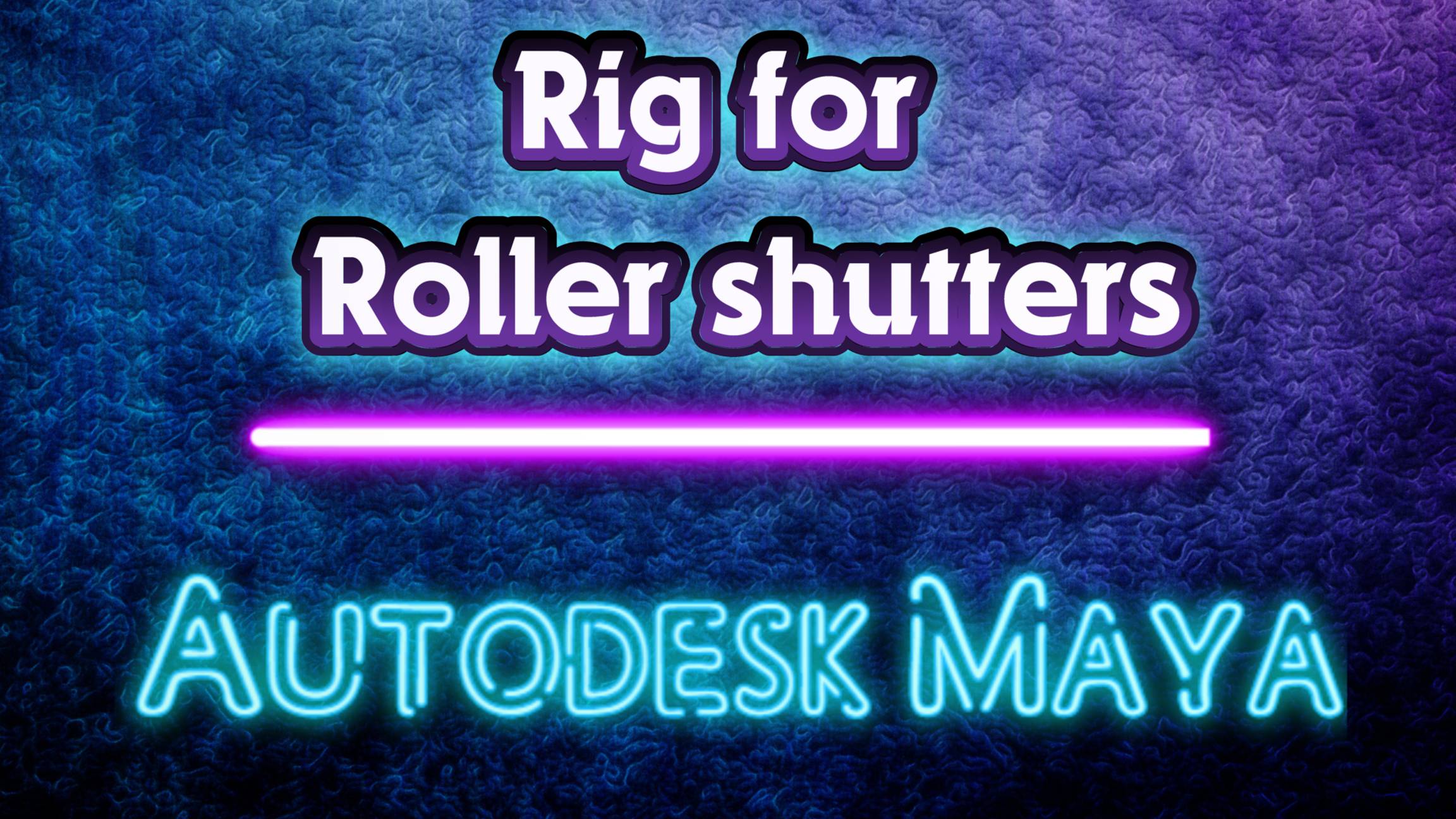 Autodesk Maya - Rig Жалюзи / Рольставни