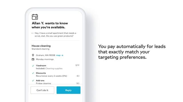 3 Thumbtack - Получите доступ к своим лидам.