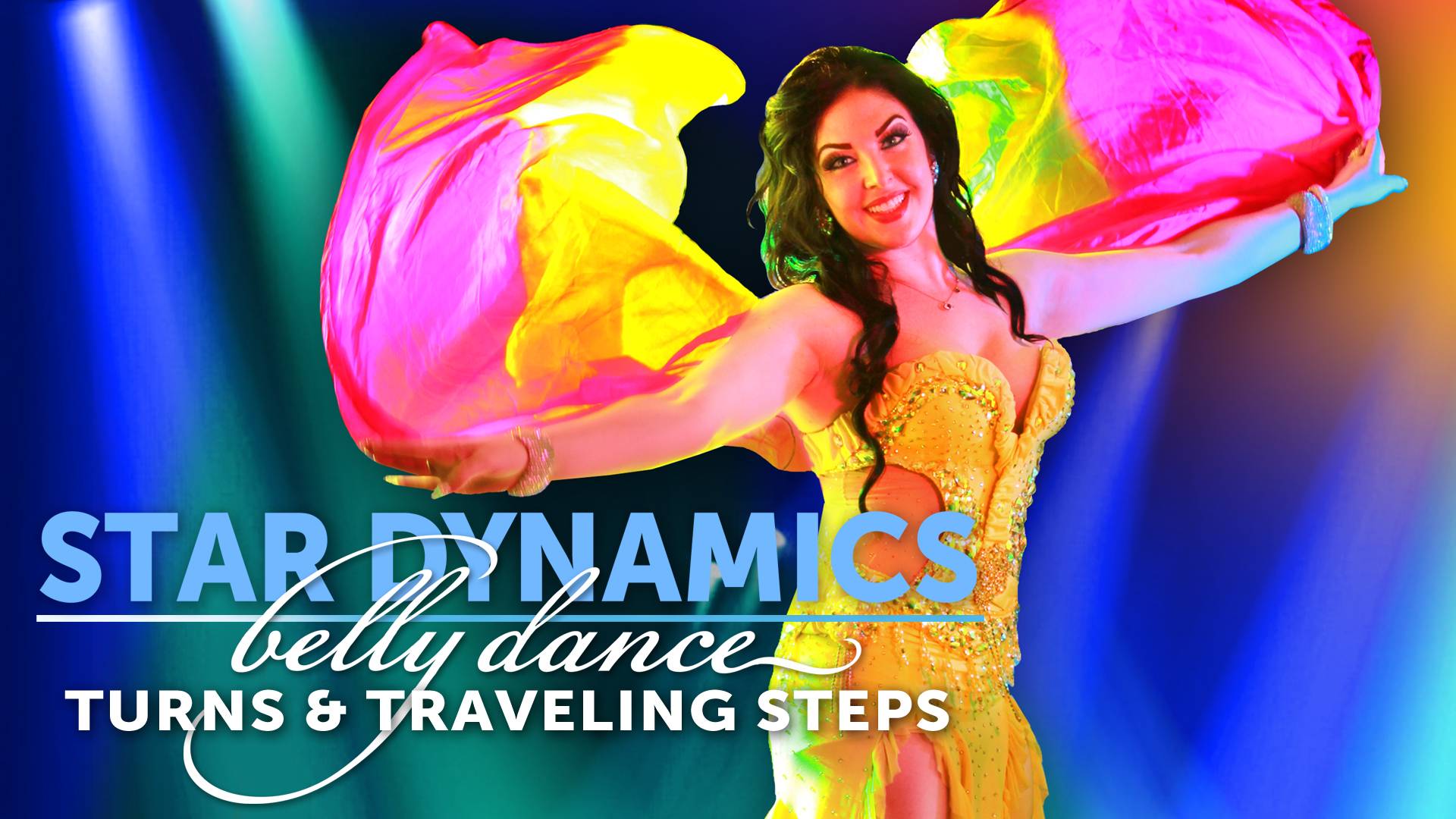 Star Dynamics - Belly Dance Turns and Traveling Steps with Vanessa of Cairo - WorldDanceNewYork.com