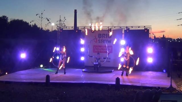 23.07.2017 Огненно акробатическое шоу Circus. Тула. Театральный дворик. Закрытие. FullHD