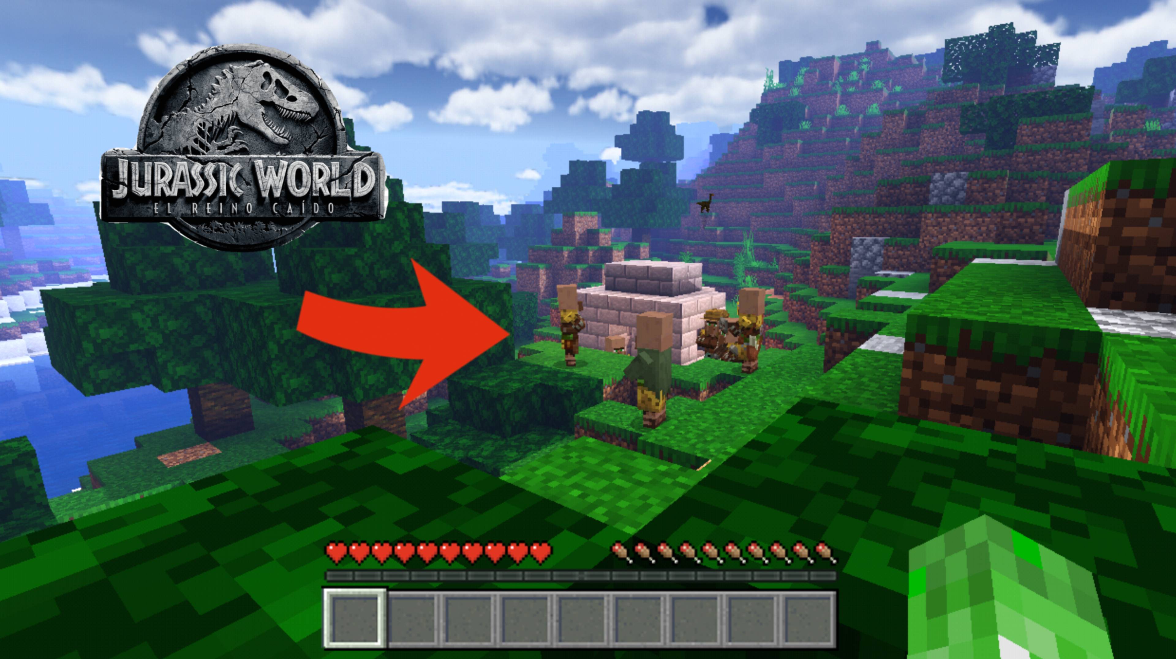 ВСЁ ЭТО ВРЕМЯ МЫ БЫЛИ НЕ ОДНИ... | Дино апокалипсис в майнкрафт #5