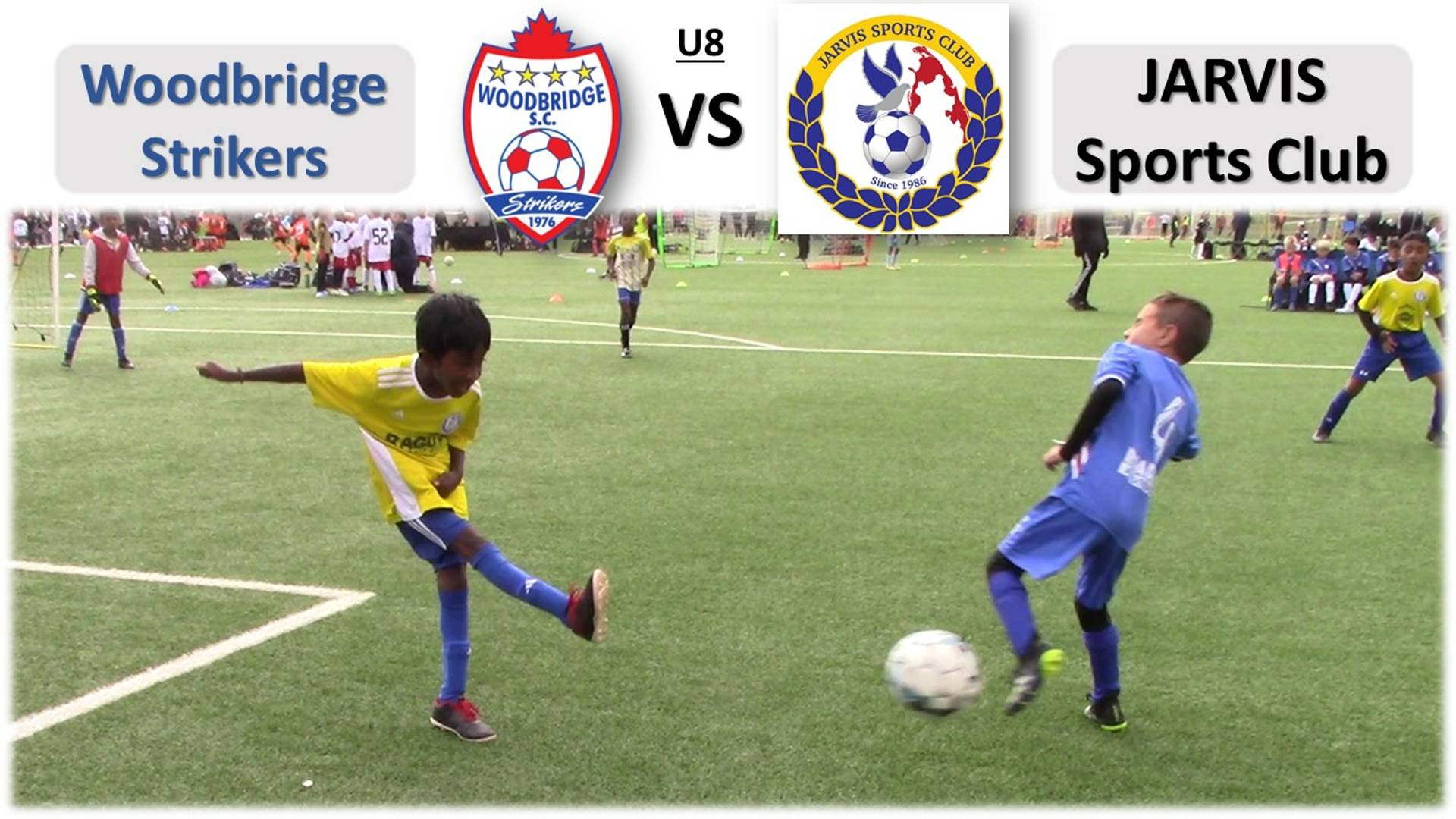 Футбол с Индусами. Детский Футбол в Канаде. Вудбридж УДАРНИКИ против Спортивного Клуба ДЖАРВИС. До 8