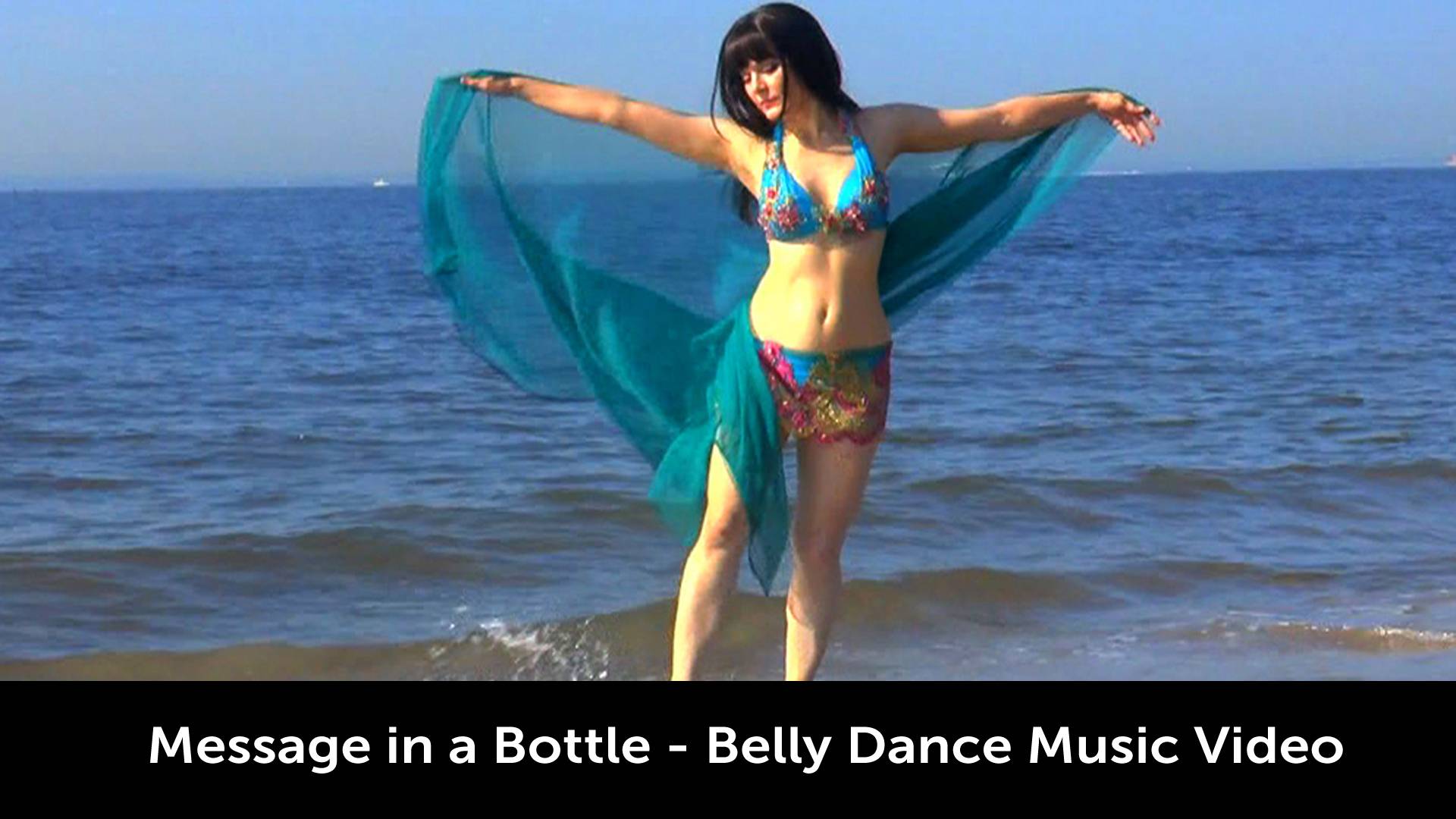 Tanna Valentine - belly dance - "Message in a bottle" - music video