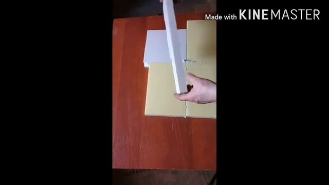 Теплая заставная из обрезков ЭППС