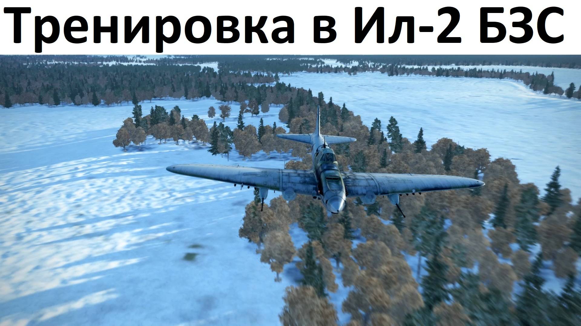 Тренировка в Ил-2 Штурмовик №1