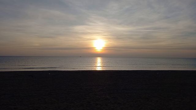 Сегодня на море вечером...