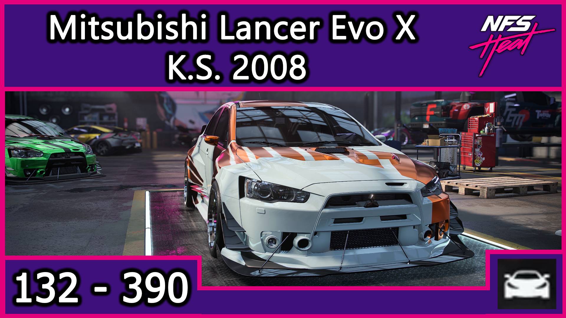 Mitsubishi Lancer Evo X K.S. 2008 | NFS Heat |