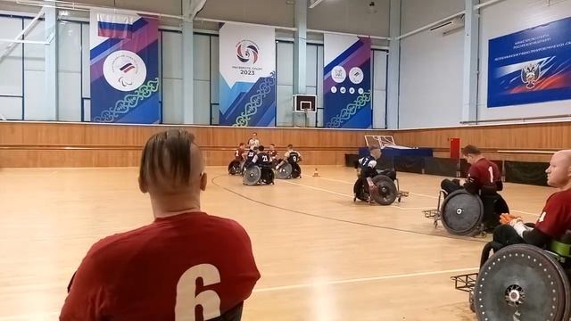 Регби на колясках. Крым - Легион. 3-й тайм. 25.10.2023.