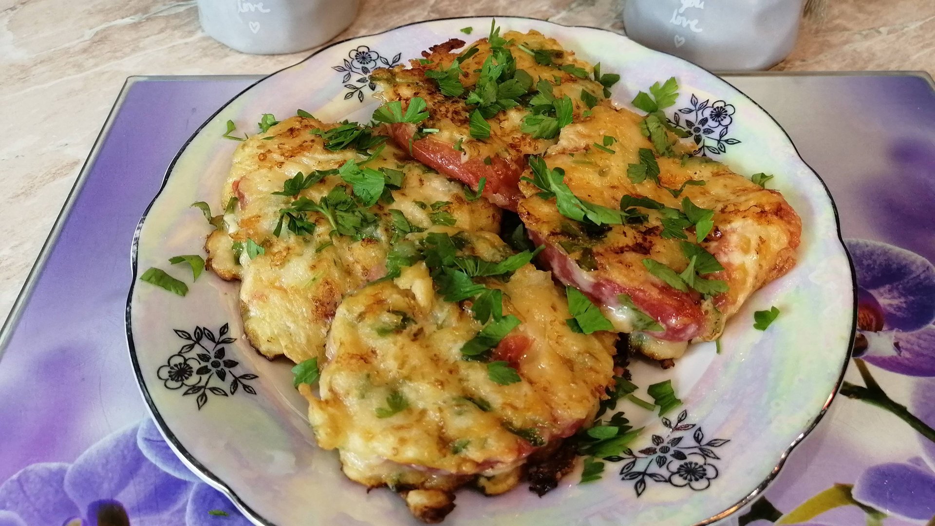 Жареные помидоры на завтрак. Очень простой и легкий рецепт