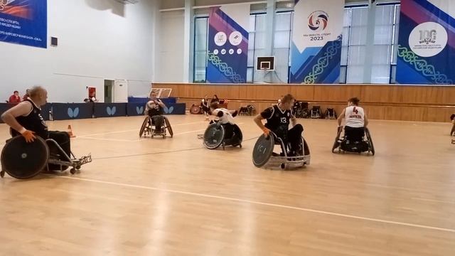 Регби на колясках. Владивосток - Москва. 2-й тайм. 26.10.2023.
