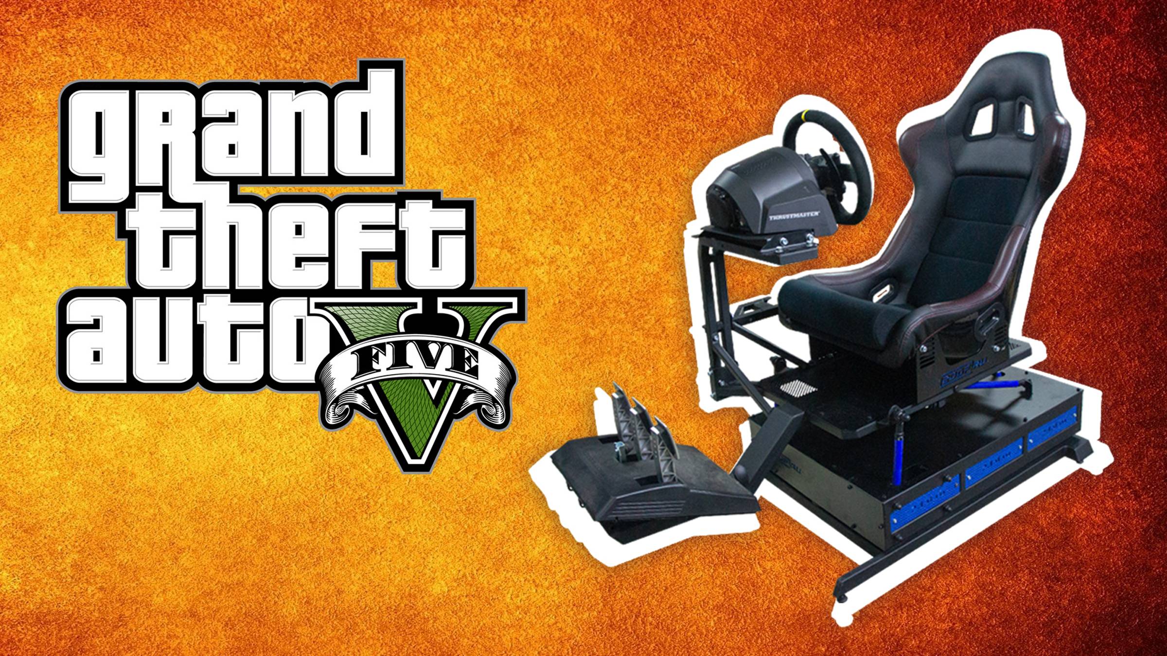 GTA5 на подвижной платформе 4dof