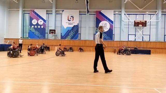 Регби на колясках. С-Петербург - Владивосток. 3-4 таймы. 25.10.2023.