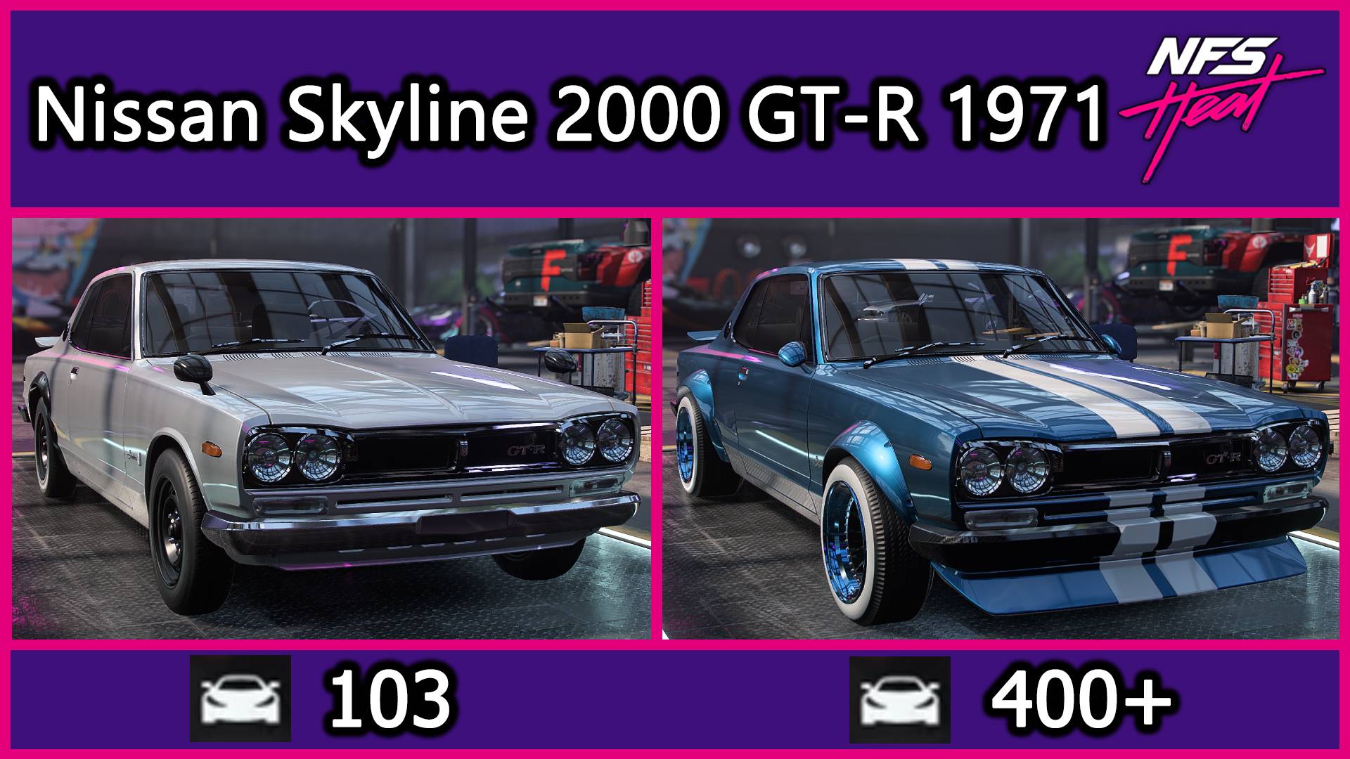 Nissan Skyline 2000 GT-R 1971 | NFS Heat |