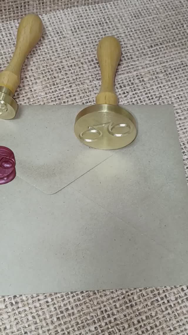 Сургучная печать. Гравировка внутрь.