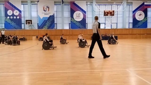 Регби на колясках. Владивосток - Москва. 3-й тайм. 26.10.2023.
