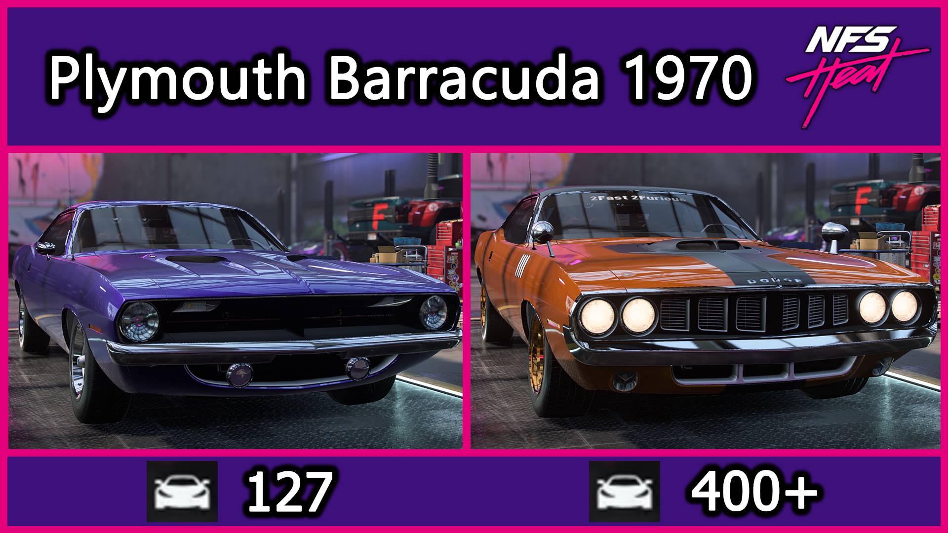 Plymouth Barracuda 1970 | NFS Heat |