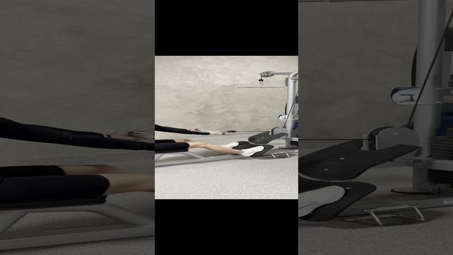 Тяга нижнего блока хватом к себе